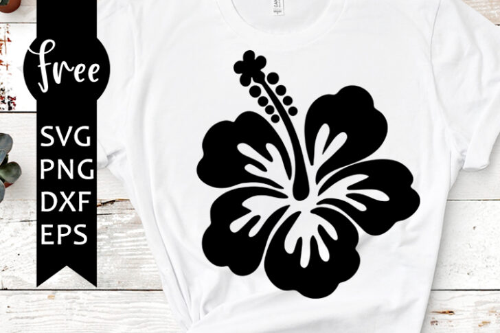 Hibiscus Svg Free Hawaiian Flower Svg Hibiscus Flower Svg Instant